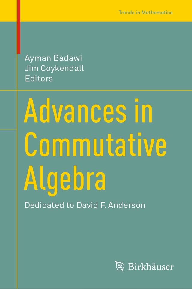 Advances in Commutative Algebra - PChome 24h書店