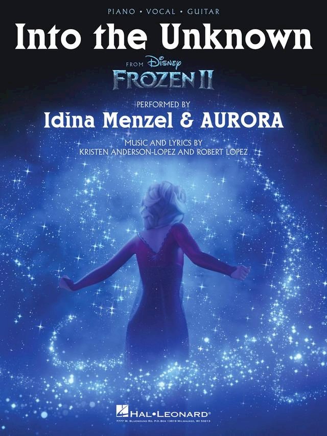 Into the Unknown (from Frozen 2) - Piano/Vocal/Guitar Sheet Music ...