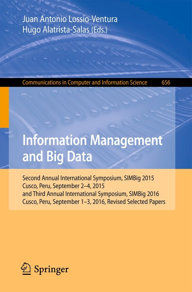 Information Management and Big Data - PChome 24h書店