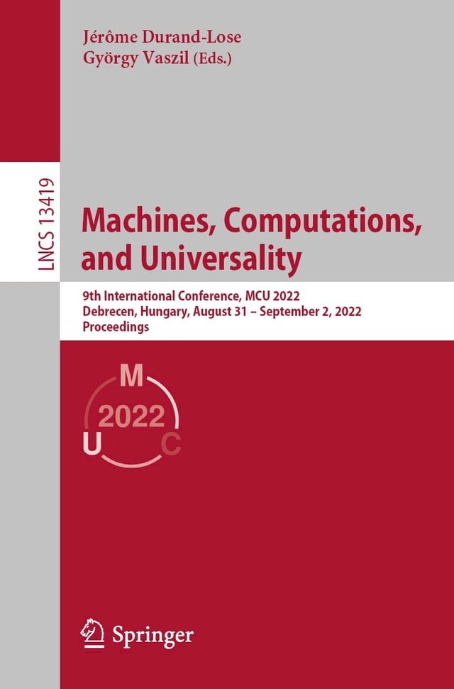 Machines, Computations, and Universality - PChome 24h書店