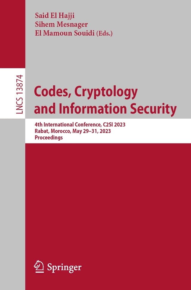 Codes, Cryptology and Information Security - PChome 24h書店