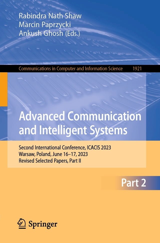 Advanced Communication and Intelligent Systems - PChome 24h書店