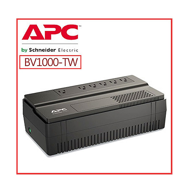 APC Easy UPS 在線互動 1000VA/600W (BV1000-TW) - PChome 24h購物