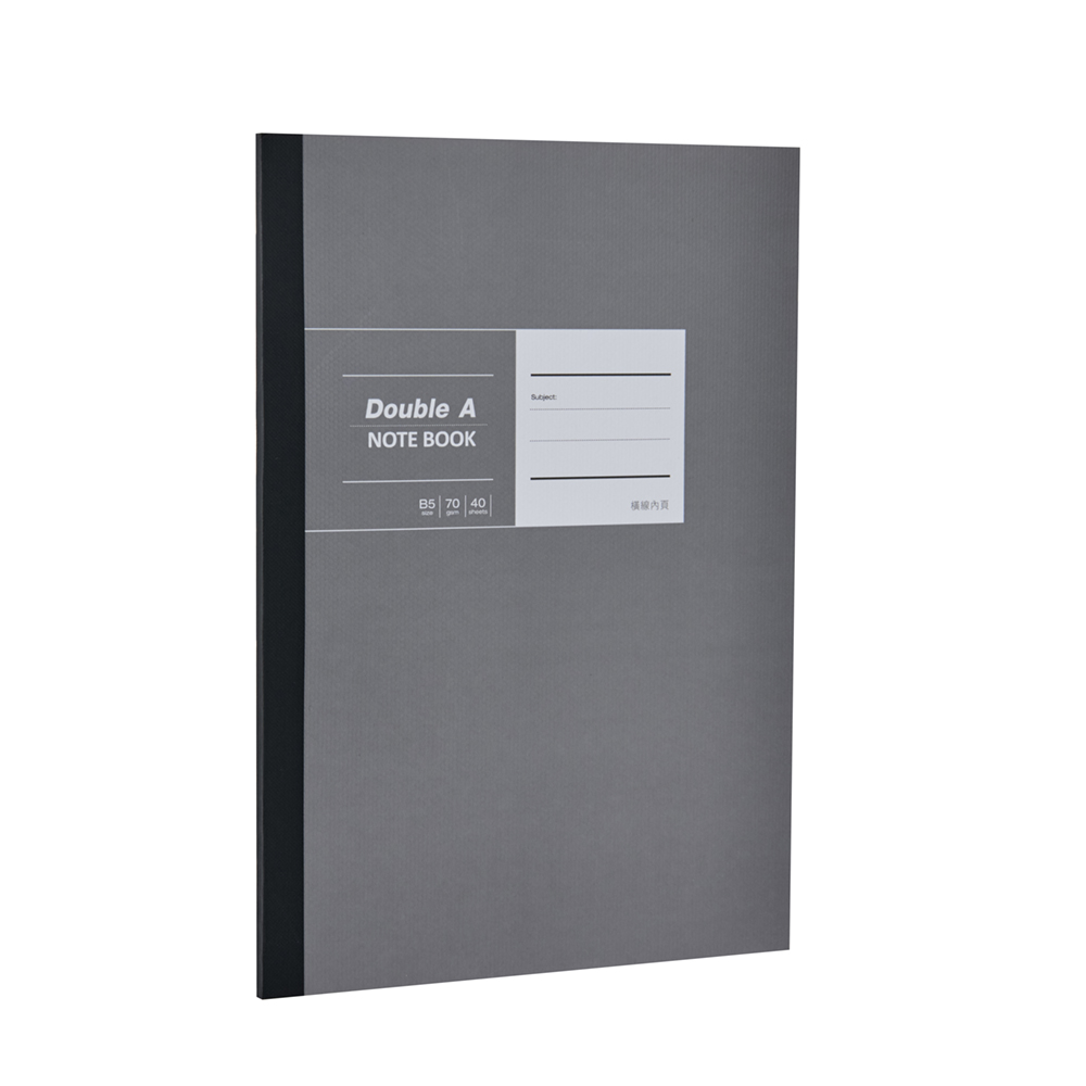 Double A B5/18K膠裝筆記本(布膠系列-灰)橫線內頁(DANB17002) - PChome 24h購物