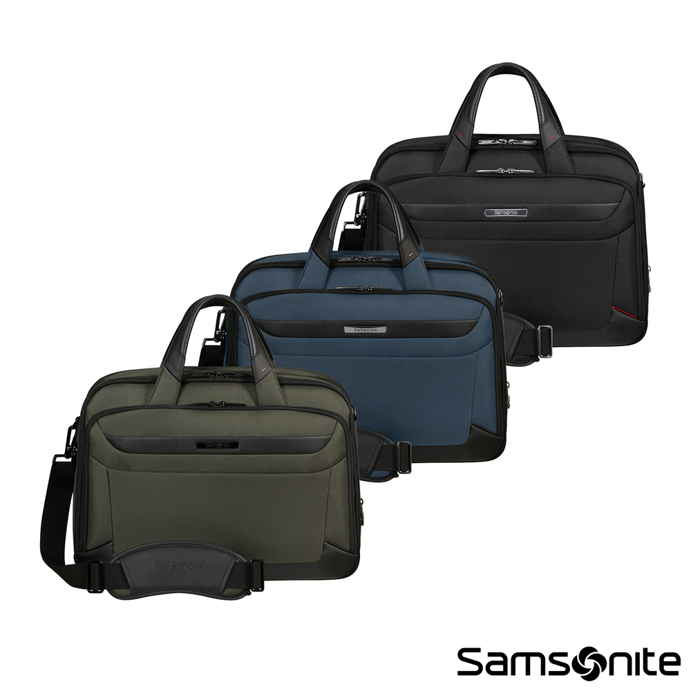 Samsonite新秀麗 PRO-DLX 6 防彈尼龍防潑水商務可擴充極輕筆電公事包15.6吋(多色可選) - PChome 24h購物