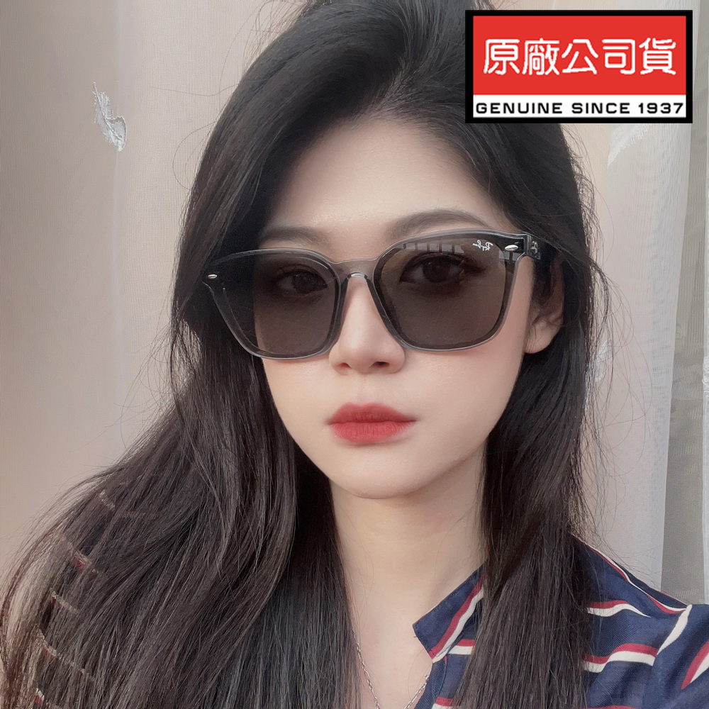 RAY BAN 雷朋 亞洲版 時尚太陽眼鏡 RB4392D 645087 時尚透晶灰 公司貨 - PChome 24h購物