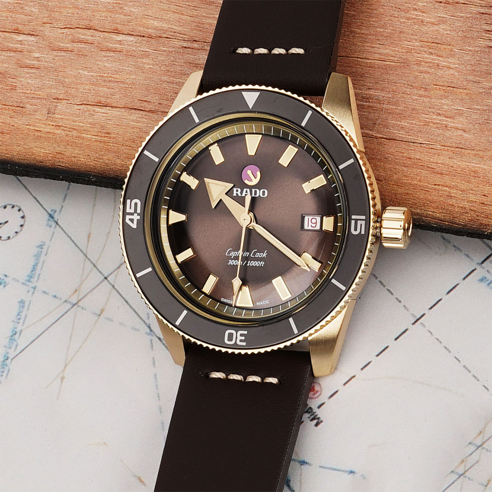 RADO 雷達 庫克船長青銅自動機械腕錶-42mm R32504306 - PChome 24h購物