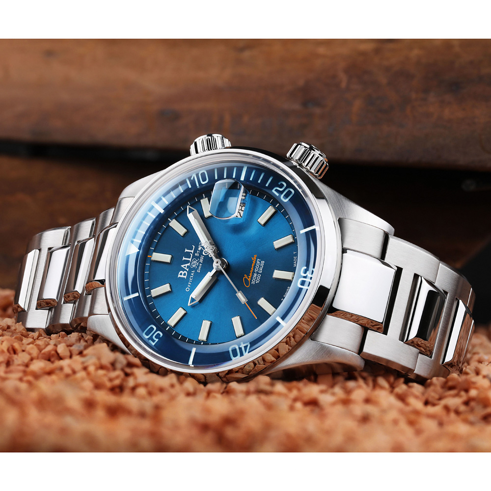 BALL 波爾 Engineer Master II 系列 限量 天文台認證潛水機械腕錶-42mm DM2280A-S1C-BE ...