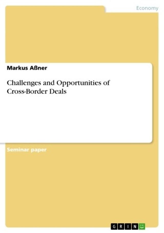 Challenges and Opportunities of Cross-Border Deals - PChome 24h書店
