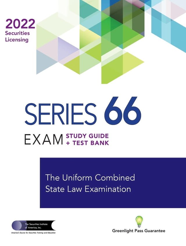SERIES 66 EXAM STUDY GUIDE 2022 + TEST BANK - PChome 24h書店