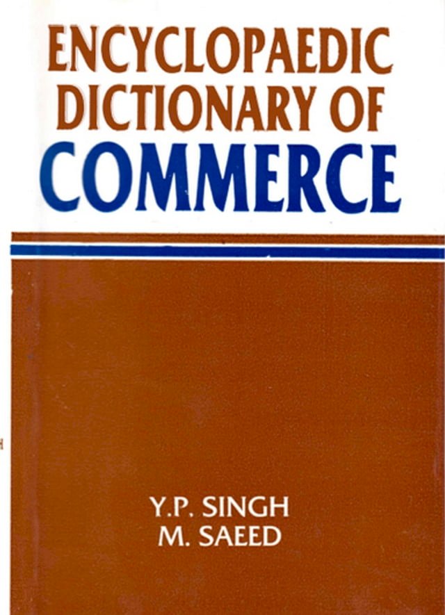 Encyclopaedic Dictionary Of Commerce - PChome 24h書店
