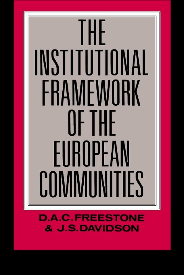 The Institutional Framework of the European Communities - PChome 24h書店