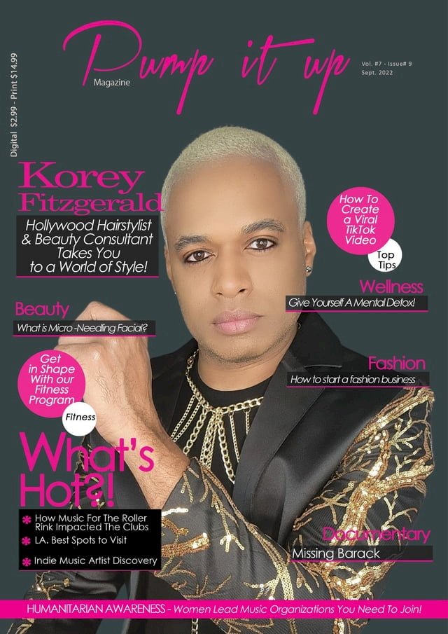 Hollywood Hair King Korey Fitzgerald - Pump it up Magazine - Vol.7 ...