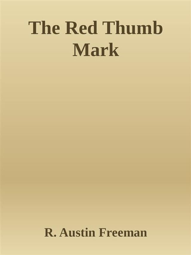The Red Thumb Mark - PChome 24h書店