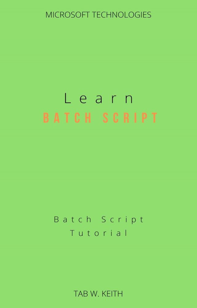 Learn Batch Script - PChome 24h書店