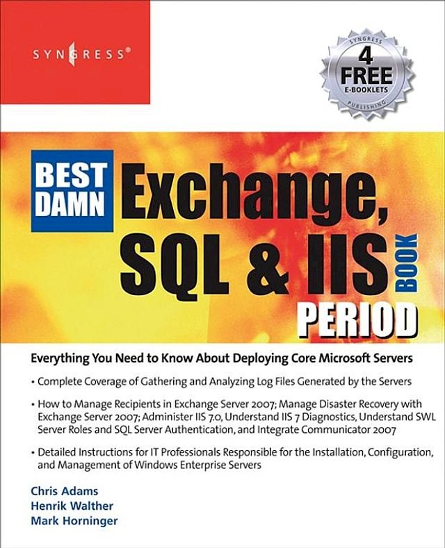 The Best Damn Exchange, SQL and IIS Book Period - PChome 24h書店