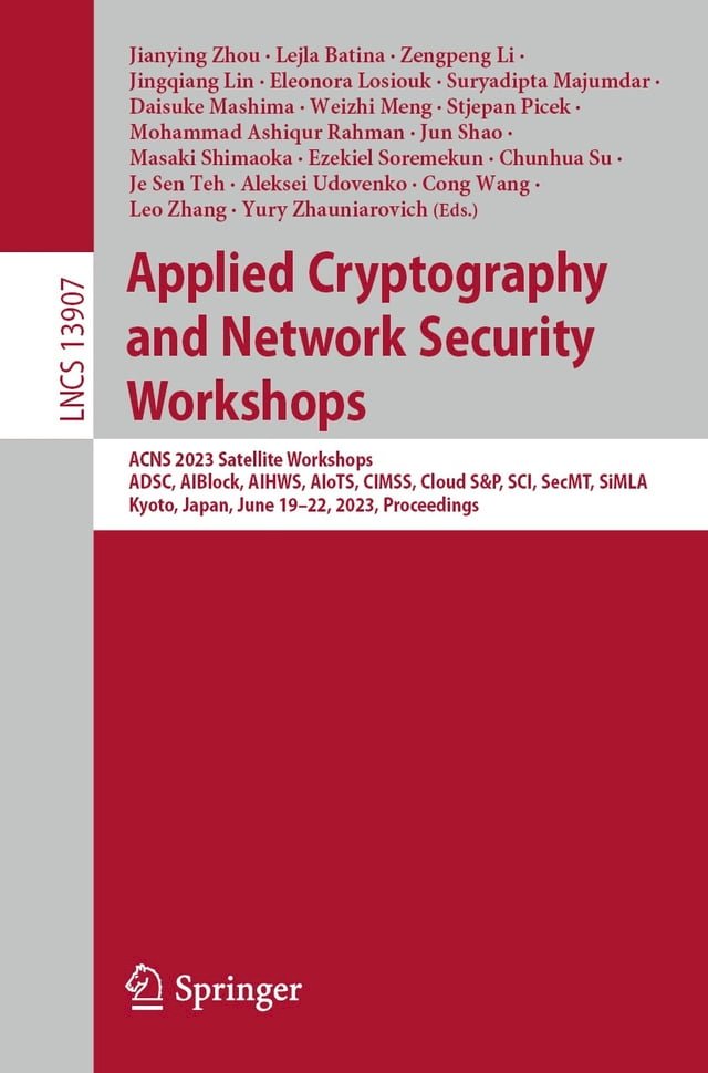Applied Cryptography and Network Security Workshops - PChome 24h書店