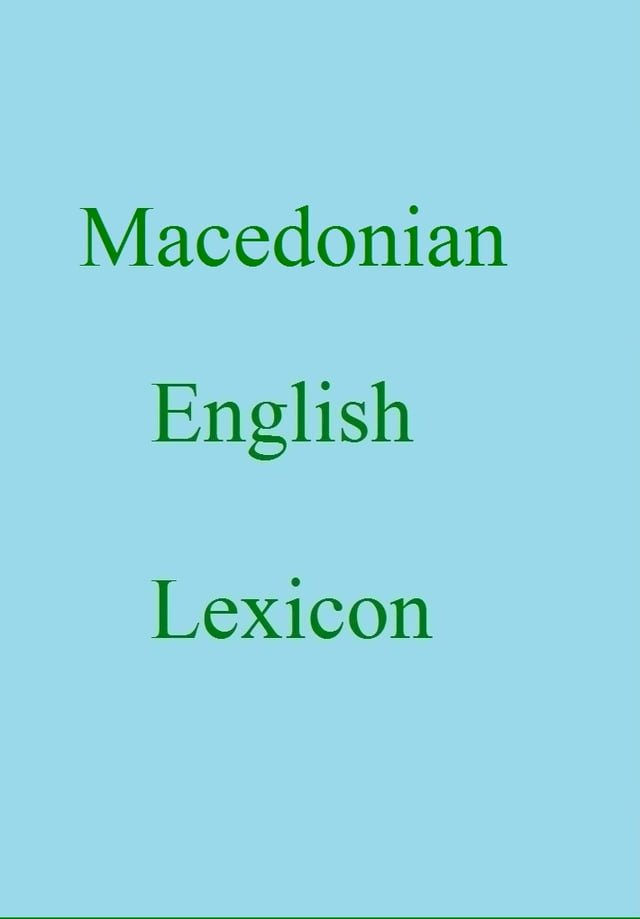 Macedonian English Lexicon - PChome 24h書店
