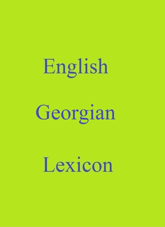 English Georgian Lexicon - PChome 24h書店