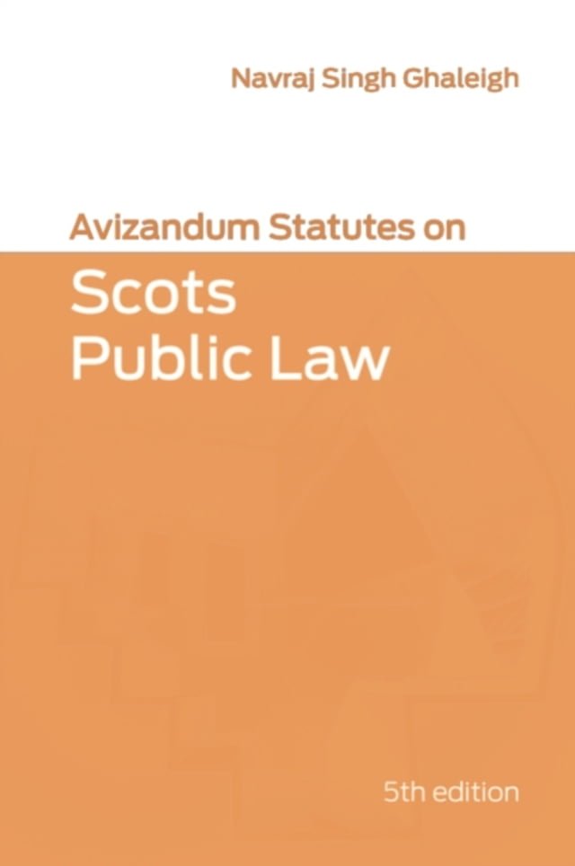 Avizandum Statutes on Scots Public Law - PChome 24h書店