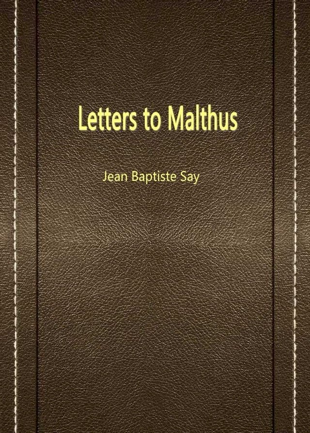 Letters To Malthus - PChome 24h書店