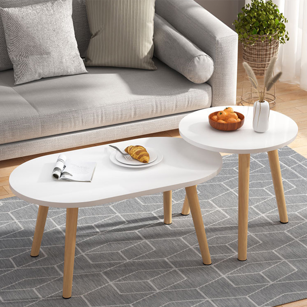 【寶德家居】組合式茶几60+40 D00217(咖啡桌 客廳桌 桌子 木紋桌 茶几) - PChome 24h購物