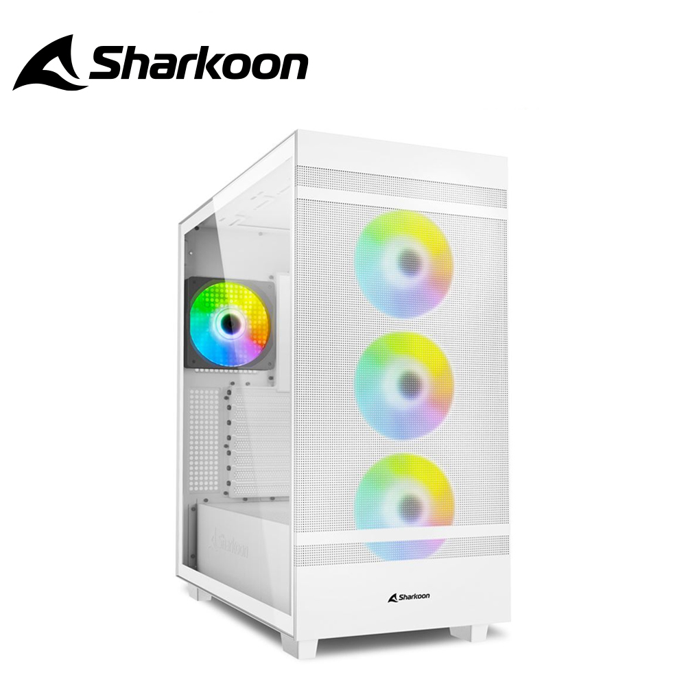 Sharkoon 德國旋剛 Rebel C50 wh RGB 電腦機殼 - PChome 24h購物