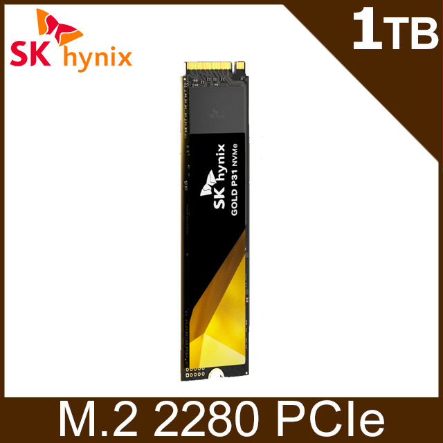 SK Hynix Gold P31 Gen3 1TB PCIe SSD - PChome 24h購物