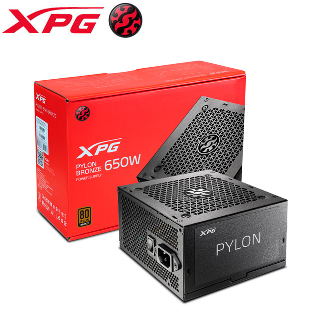 XPG 威剛 CORE PYLON 650W 80PLUS 銅牌 液態風扇 DC-DC 電源供應器 - PChome 24h購物