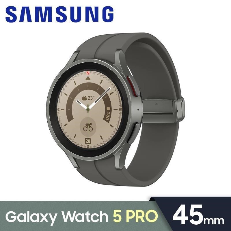 Samsung三星 Galaxy Watch 5 Pro 藍芽版 45mm (SM-R920) -鈦晶灰 - PChome 24h購物