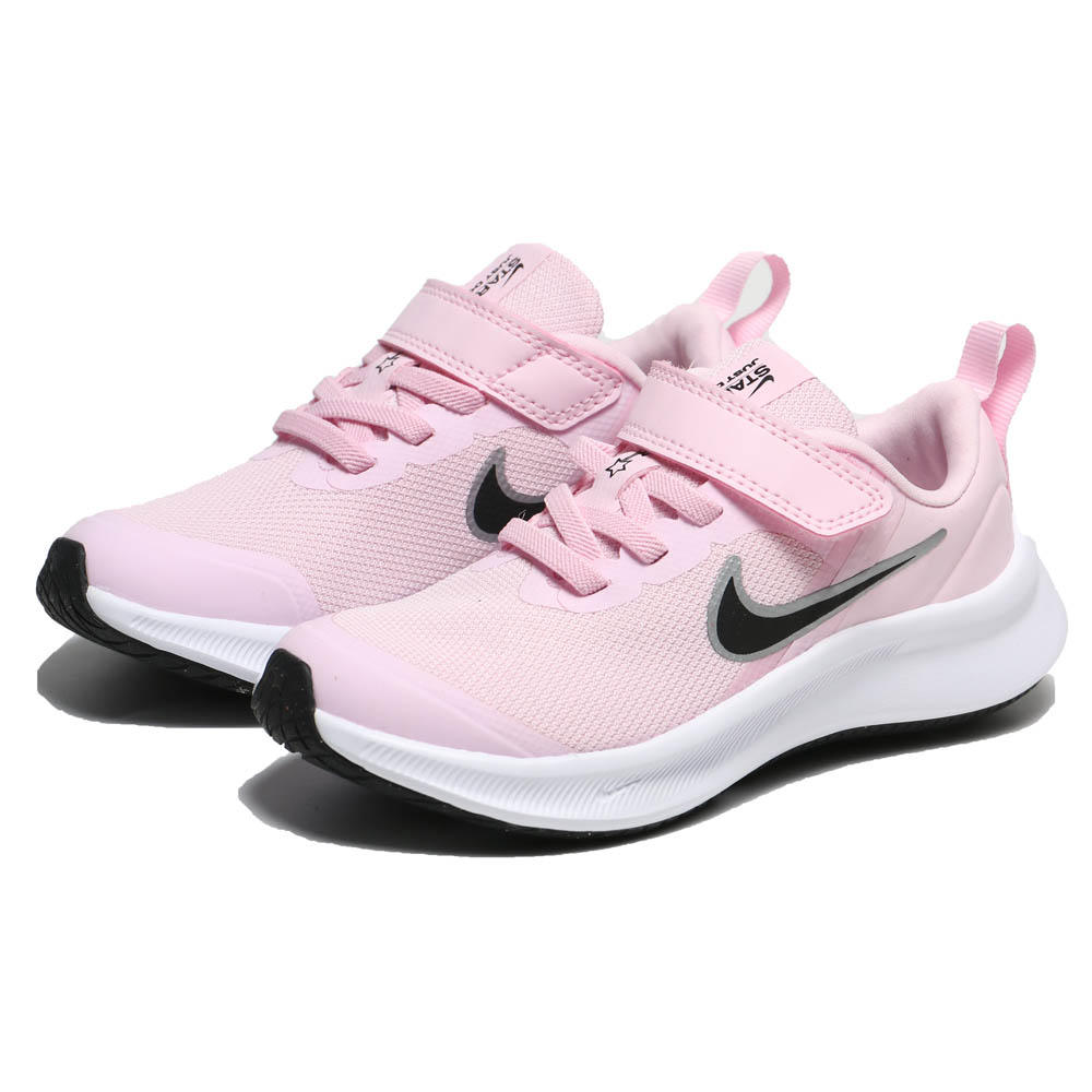 NIKE 童鞋 STAR RUNNER 3 PSV 粉色 魔鬼氈 中童 DA2777-601 - PChome 24h購物
