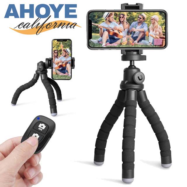 【Ahoye】章魚爪手機自拍三腳架 附藍牙遙控 - PChome 24h購物