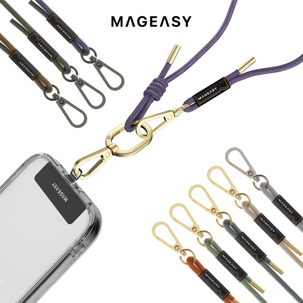 MAGEASY STRAP 6mm iPhone 手機掛繩組 (附掛片） - PChome 24h購物
