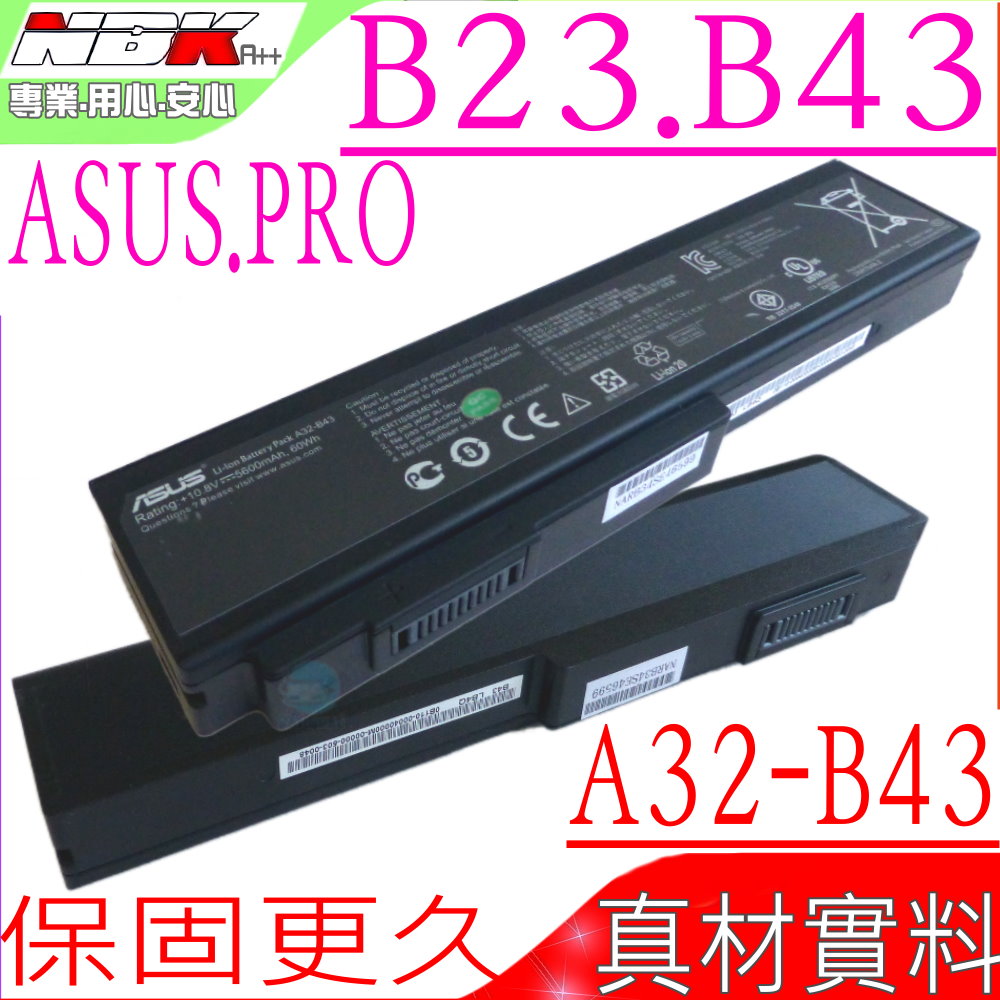 華碩 電池-ASUS A32-B43,B23,B23E,B43,B43E,B43J,B43F,B43S,B43A,B43EL,B43AV ...