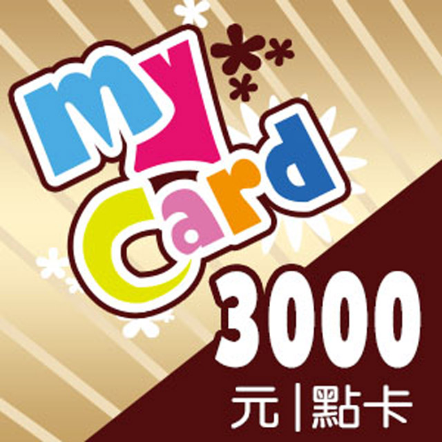 MyCard 3000點虛擬點數卡 - PChome 24h購物