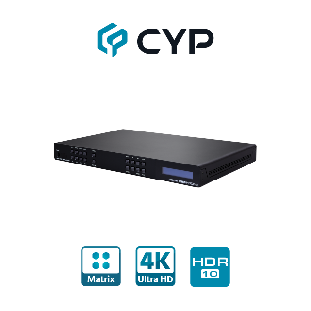 CYP西柏 -真4K HDMI 4進4出矩陣切換器 (CPLUS-V4H4HPA) - PChome 24h購物