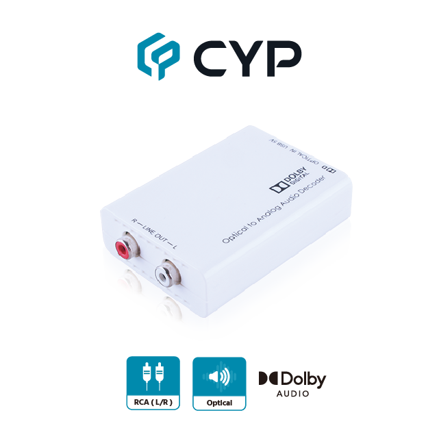 CYP西柏 - 數位 轉 類比音訊 解碼器 (DCT-1D) - PChome 24h購物